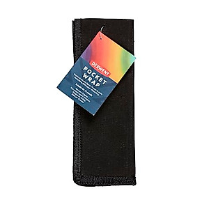 Derwent Pocket Wrap, Black, Accessories Ideal for Sketching and Drawing, Roll Up Pencil Case, Professional Quality Pencil Case, 2306221