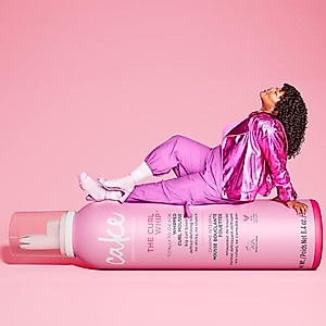 Cake Beauty Whipped Curl Defining & Volumizing Mousse – Aloe Vera Vitamin E for Flexible Hold - Vegan No Heat Curls Wavy Curly Hair Sulfate Cruelty Free Products For Women