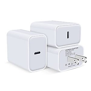 [3Pack] 20W USB C iPhone Charger Wall Plug Fast Charging Block for iPhone 14/14 Pro Max/14 Plus 13 12 11 Pro Max SE XR XS X,iPad Pro,Samsung S23 S22 S21 S20 Type C Power Adapter Quick Charger Box Cube