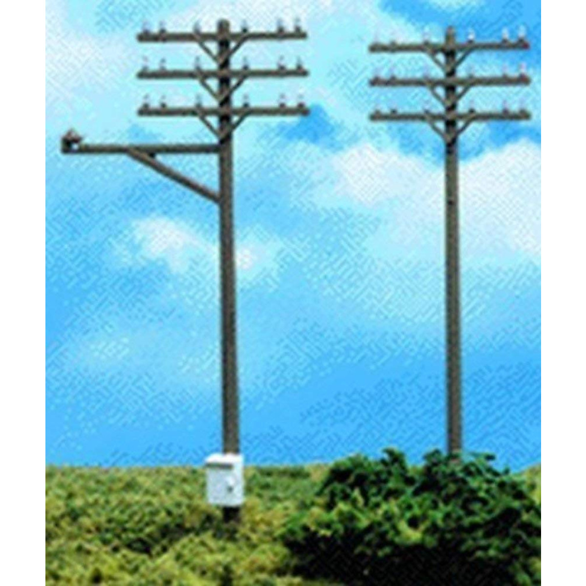 ATLAS MODEL 775 Telephone Poles HO (12)