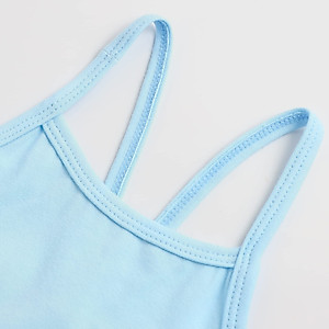 EQSJIU Ballet Costumes For Girls Toddler Dance 2t 3t 18-24 Months Leotards With Skirts Tutu Outfits Bodysuits Light Royal Blue