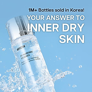 ROVECTIN Aqua Hyaluronic Essence (Activating Treatment Lotion) - 7 Layers Hyaluronic Acid Facial Toner with Niacinamide & Panthenol, Vegan Korean Skin Care (6.08 fl.oz)