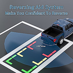 Anina Tailgate Handle Backup Camera for 2004-2014 Ford F150, 2008-2016 F250 F350 F450 F550, 2006-2008 Lincoln Mark LT Car Tailgate Door Rear View Reverse Parking Camera ( Black / Chrome )