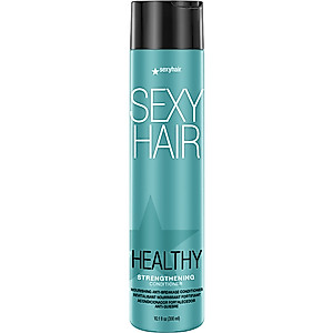 SexyHair Healthy Strengthening Anti-Breakage Conditioner, 10.1 Oz | Helps Provide Stength and Flexibility to Damaged Hair | SLS and SLES Sulfate Free