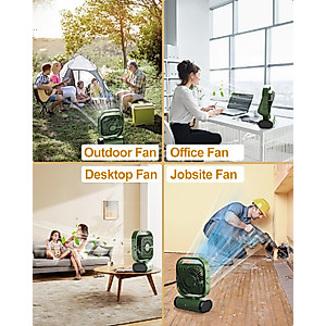 30000mAh Portable Fan Rechargeable with Remote & Oscillating,Battery Operated Fans with Lantern & Timers,Rechargeable Fan for Bedroom,Dorm,Bedside,Small Cordless Fan for Camping,Outdoor,Power Outages