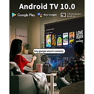 ETOE D2 Pro Projector with Carrying Bag