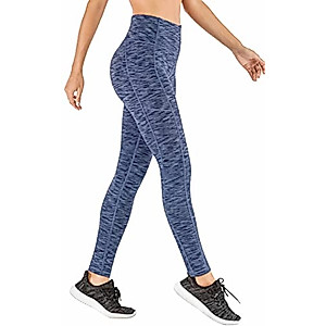 Heathyoga Leggings with Pockets for Women Tummy Control High Waist Yoga Pants with Pockets for Workout Athletic Leggings Ocean