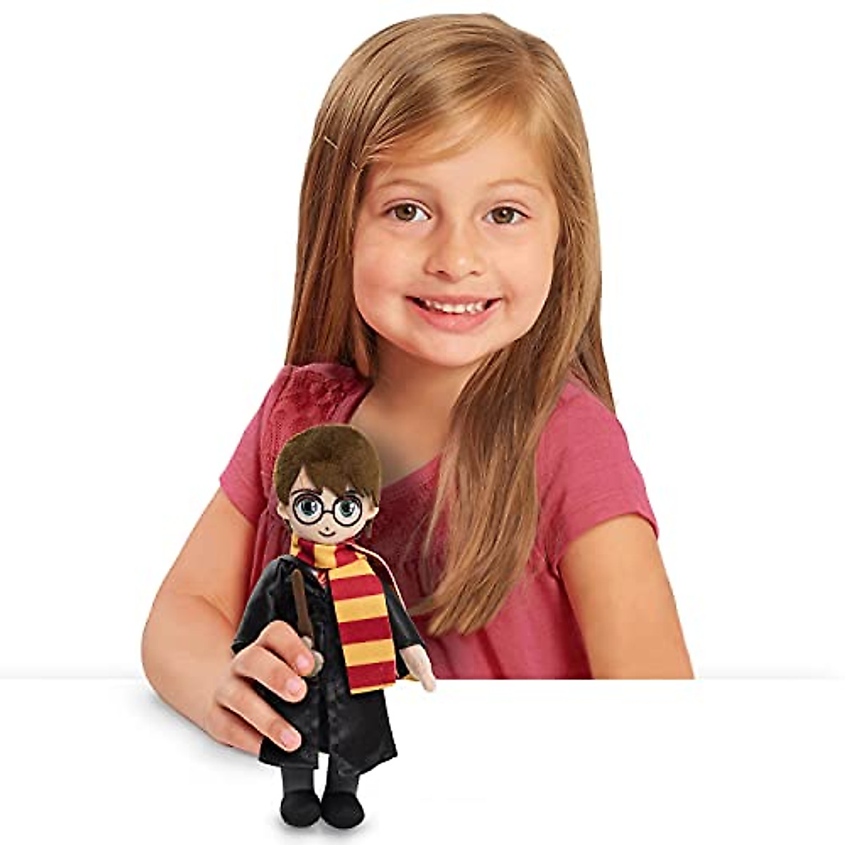 Harry Potter™ 8-Inch Spell Casting Wizards Harry Potter™ Small Plushie with Sound Effects, Kids Toys for Ages 3 Up by Just Play