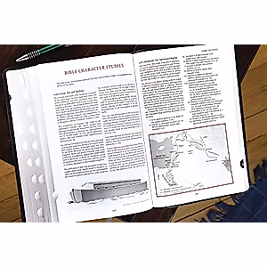 NIV, Thompson Chain-Reference Bible, Large Print, European Bonded Leather, Black, Thumb Indexed, Red Letter, Comfort Print