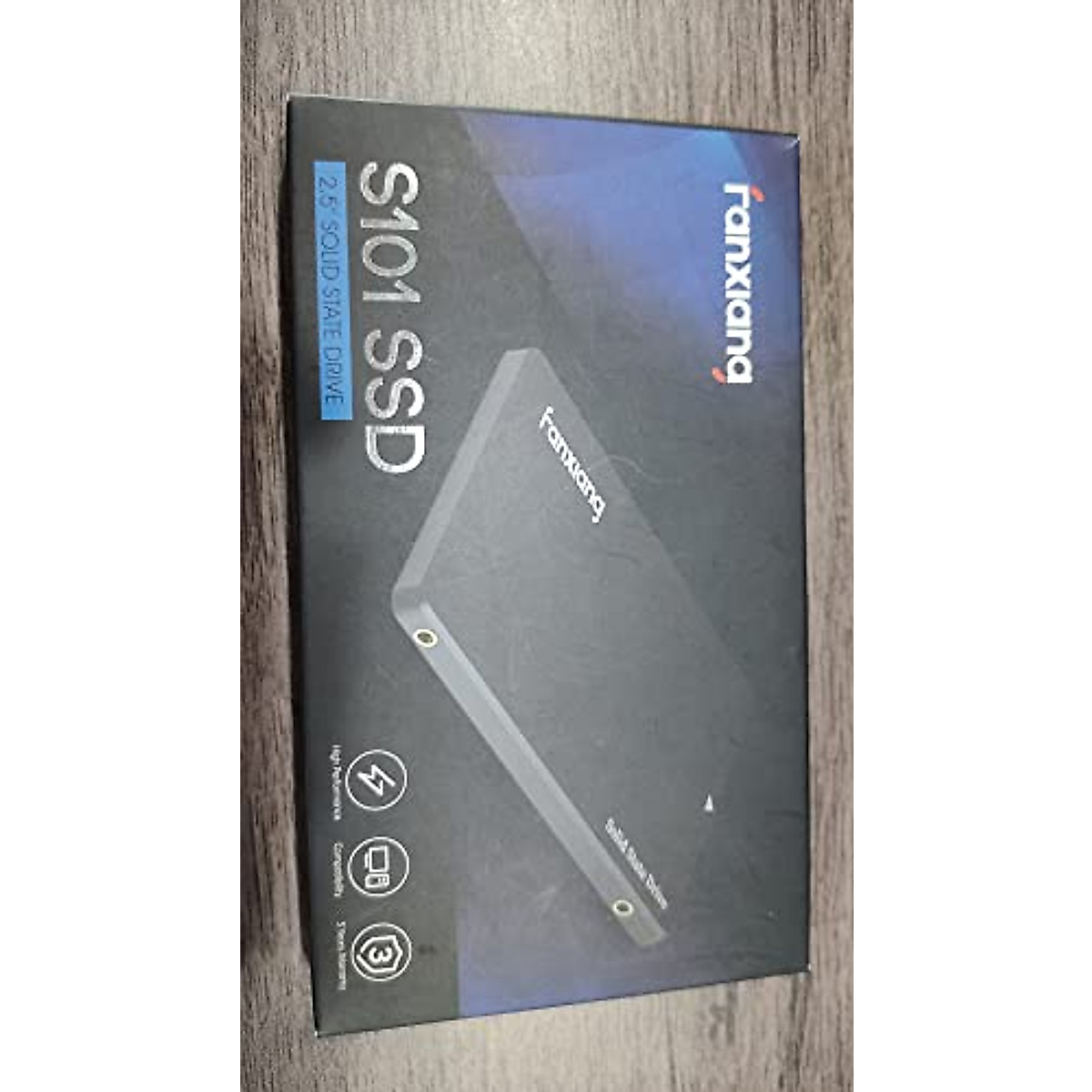 fanxiang SSD 2TB Internal Solid State Drive SATA III 6Gb/s 2.5", 3D NAND, SLC Cache, Up to 550MB/s, Compatible with Laptops and PC Desktops(S101)
