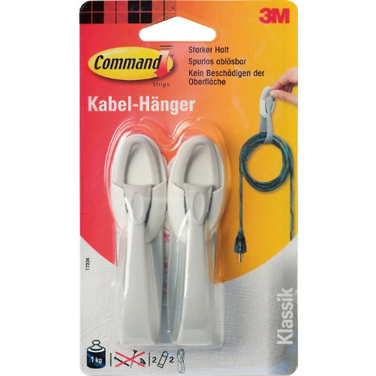 MMM17304 - Command Communications, Inc Cable Bundler, White, Medium