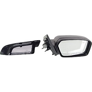 Kool Vue Right Power Heated Door Mirror Compatible With Ford Fusion 2006-2012 With Puddle Lamp with 2 Caps