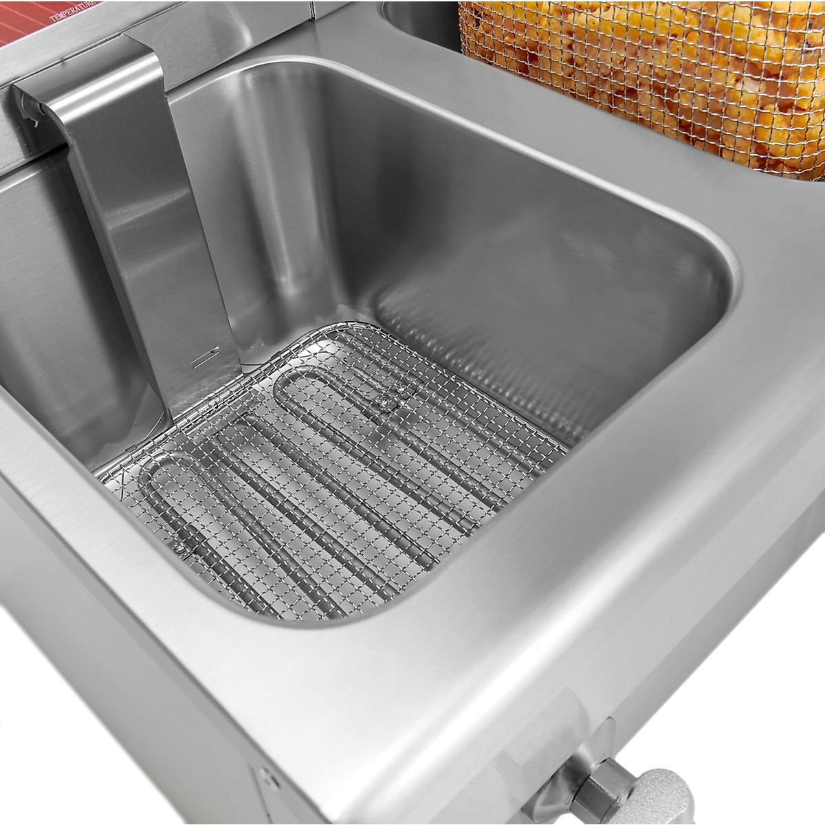 Kratos 29Y-016 Commercial Electric Countertop Fryer, 30 lb. Capacity, 208/240V, 7000W, 2 Baskets