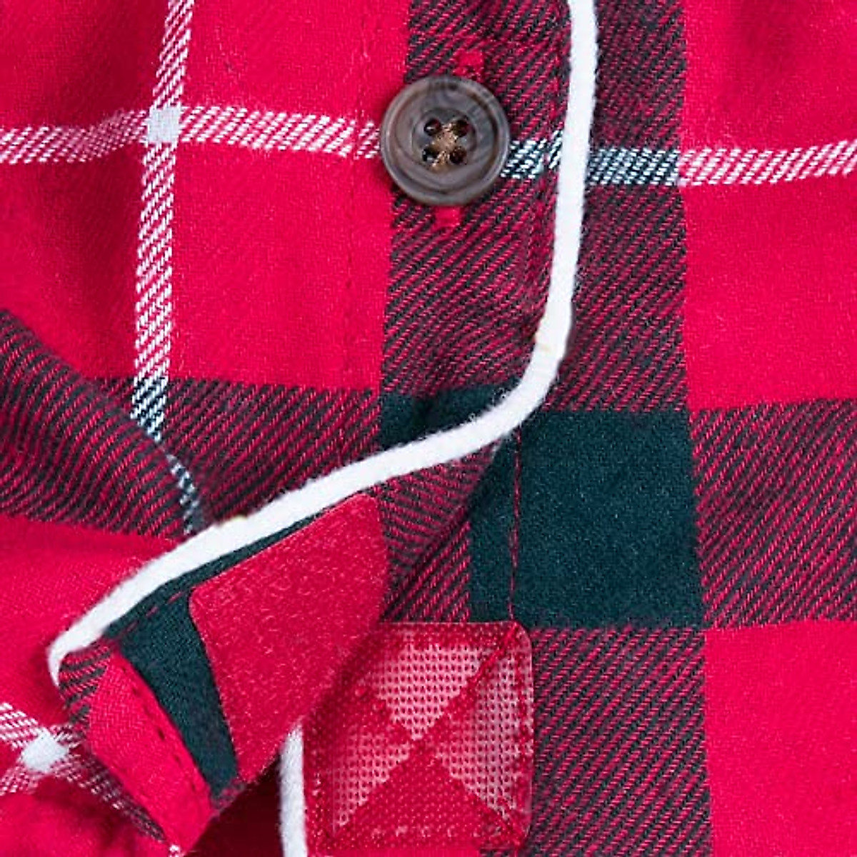 Disney Pluto Holiday Plaid Flannel Shirt for Dogs, Size Small