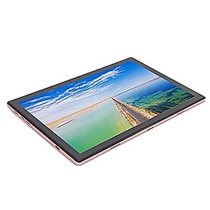 Gaoxin Ultra Thin Tablet, 3GB RAM 64GB ROM Front 5MP Rear 13MP IPS Screen Aluminum Alloy Rose Gold Touchscreen Tablet 6000mAh (US Plug)