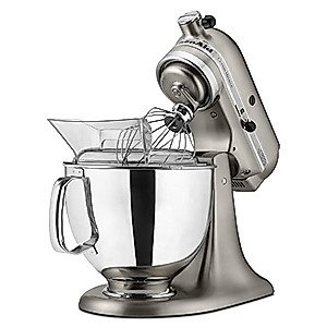 KitchenAid KSM152PSNK 5-Qt. Custom Metallic Series with Pouring Shield - Brushed Nickel