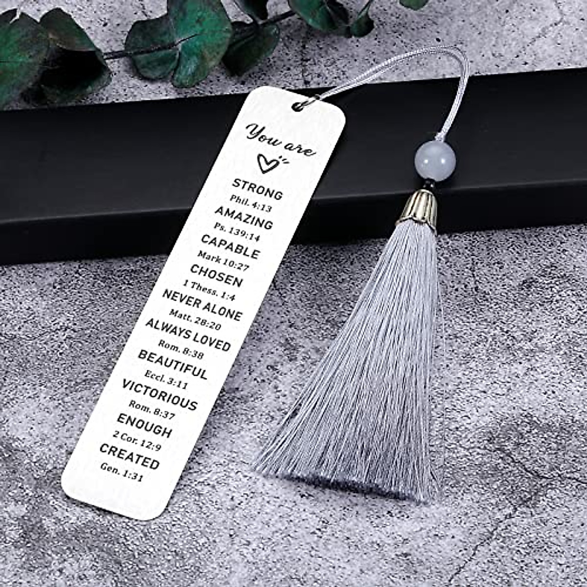 Christian Bookmark Gifts for Women Faith Easter Religious Bible Verse Baptism 1st First Communion Gifts Inspirational Godson Goddaughter Kids Boy Girl Birthday Graduation Christmas Stocking Stuffers