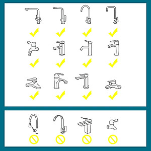 Universal 1080° Rotating Faucet Extender Aerator,2 Packs Solid Brass Universal Splash Filter Faucet,1080 Big Angle Swivel Faucet Aerator Sink Attachment,Dual-Function 2-Flow Sprayer