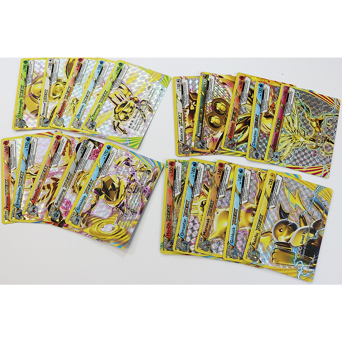 5 Pokemon Break Cards Lot