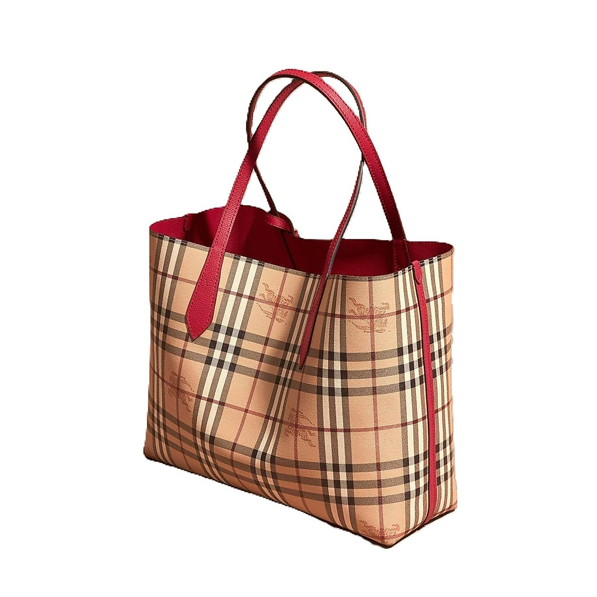 BURBERRY Medium Reversible Tote in Haymarket Check