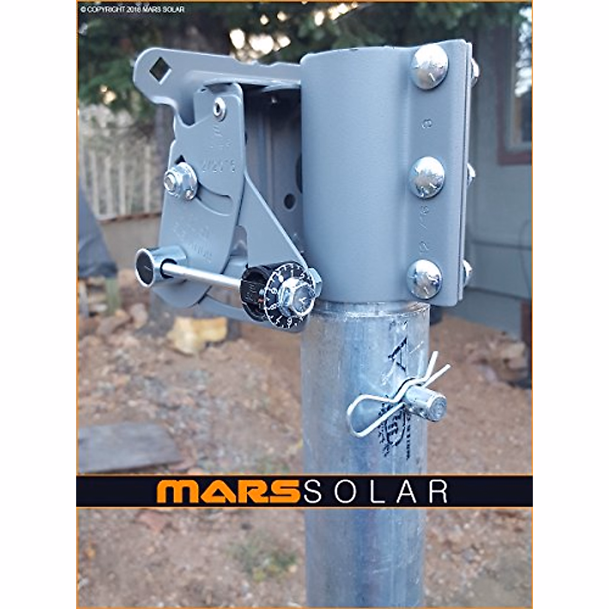 Mars Solar Mount Heavy-Duty Mast Adapter - 2" (OD) to 2" (ID)