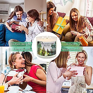 3 Wick Scented Candles Gifts for Women, 3 Pack 13.4 Oz Large Candles for Home Scented, Soy Wax Long Lasting in Total 225 Hours Jar Candles for Birthday, Mother's Day, Anniversary, Thanksgiving