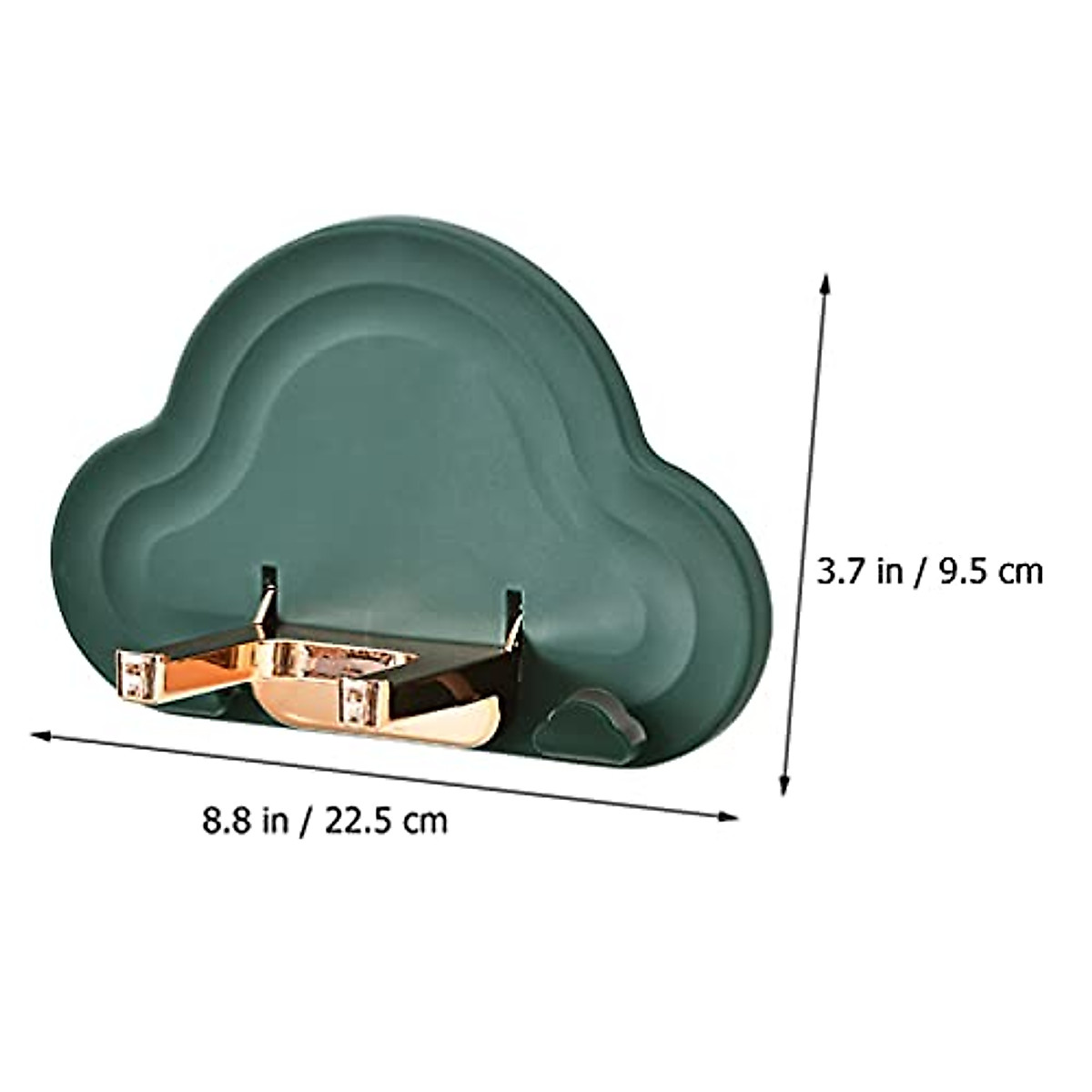 Veemoon Hair Styling Tools Hair Dryer Holder Stand Cloud Shaped Plastic Wall Mount Hair Blow Dryer Hanging Rack Spiral Hair Styling Organizer Collapsible Hangers