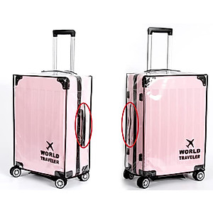 RF REENFAYA Suitcase Cover Luggage Protector Covers Clear Luggage Cover PVC Suitcase Luggage Cover Waterproof Luggage Case Thicken Suitcase Protector Cover (20inch)