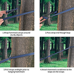 Beastron Premium Camping Hammock - Double Hiking Hammock with Tree Straps - Extra Large with Portable Travel Backpacking