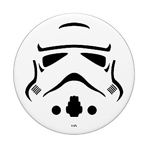 Star Wars Storm Trooper Helmet Stencil Art PopSockets PopGrip: Swappable Grip for Phones & Tablets