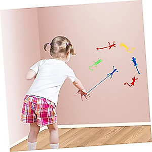 NUOBESTY 240 pcs Stretchable Hands Game Frogs Tricky Crawlers Climbers Flying Wall Funny New Children Man Spider Toys Including Christmas Party Elastic Boys Sticky Girls Fun Crawler