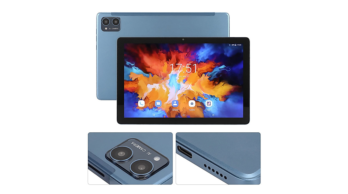 Luqeeg 10.1in Tablet - Powerful 12GB RAM & Storage
