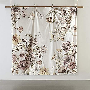 Madison Park 100% Cotton Duvet Set Beautiful Floral Design, All Season, Breathable Comforter Cover Bedding Set, Matching Shams, King/Cal King(104"x92"), Blush 3 Piece