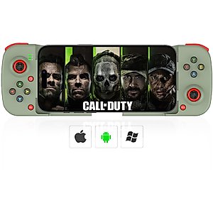 Megadream Mobile Game Controller Gamepad for iPhone iOS Android PC: Works with iPhone 16/15/14/13/12/11, iPad, Samsung Galaxy, TCL, Tablet, Call of Duty, Minecraft - Directly Play (Green)