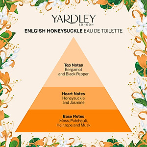 Yardley Of London Yardley English HONEYSUCKLE for Women Eau De Toilette Spray 4.2 OZ NIB