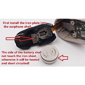 STRENG-CELL 2 Pack CP1254 Replacement Battery for Sony Wf1000X XM3 SP600 700 900 Battery Jabra Rox BandO H5 E6 Galaxy Buds Bluetooth Headset Battery Varta ICR LIR 1254 A2 A3 Made in Germany
