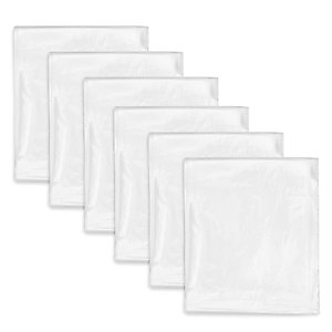Juvale 6-Pack of 1 mil Clear Plastic Drop Cloths for Painting, Furniture Protection, Disposable Painters Tarp, Waterproof Sheeting Roll for Construction, Dust, Paint Covering for Floor (9x12 Feet)