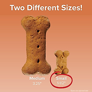 Blue Seal Kent Entrust Crunchers - Small Dog Treats, Peanut Butter Flavor - Crunchy Oven Baked Biscuits with Premium Ingredients, Healthy Snack, Ideal for Training - Made in USA, 3.5-Pound Bag