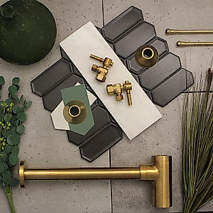 Kingston Brass FLBELL127 Made To Match Bell Flange, Brushed Brass