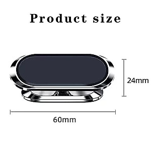 Powerful Magnetic Car Mount Aluminum Alloy 360 Degree Rotatable Car Phone Holder