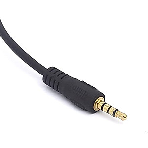 PIIHUSW 3.5mm TRRS Male to 5 TRRS Female Stereo 4-Pole Splitter Cable Converter Headphone Extender
