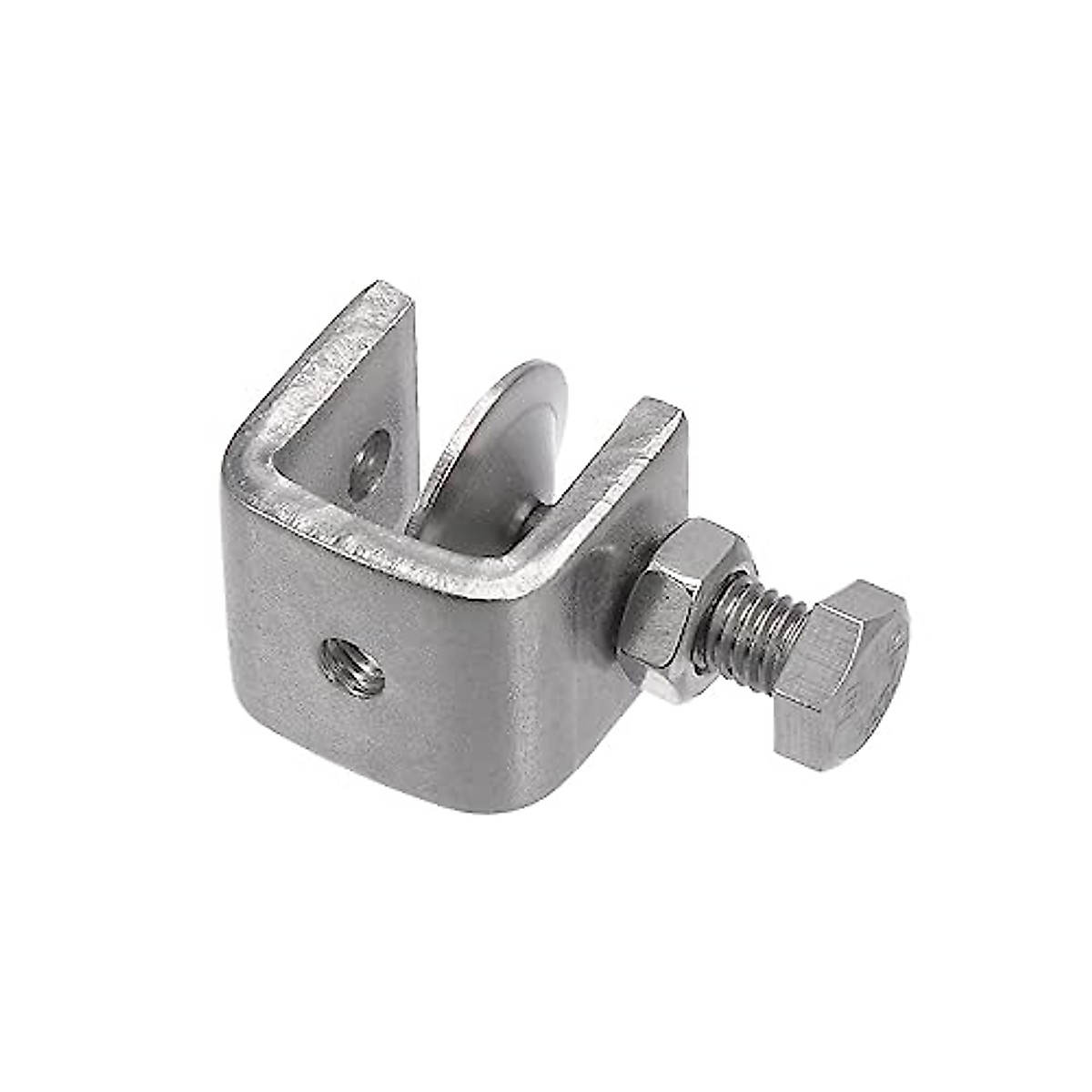 uxcell Stainless Steel C-Clamp with 0.79 Inch Wide Jaw Opening for Woodworking Welding Building Household Mount 4 Pcs