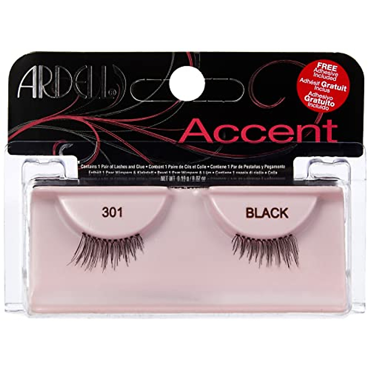 Ardell Lash Accents Pair Style 301, Black (61301)
