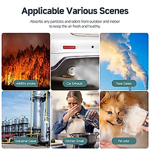 8 Packs Replacement Filter K Pre-Filter Compatible with Honey-Well Air Cleaner Purifier - Models HFD300, HFD310, HFD314, HFD320, HD320, HFD323CV1, HFD323-TGT, HFD324, HFD360B for K