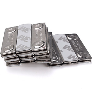 HAZOULEN Name Badge Magnets, Magnetic Name Tag Holders, Set of 12 (24 Pieces)