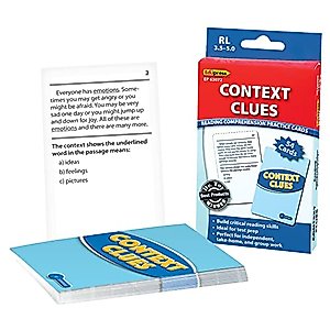 Edupress Context Clues Practice Cards, Levels 3.5-5.0
