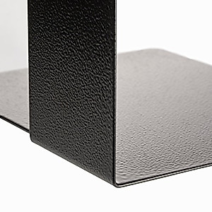 Officemate Bookends, Heavy Weighted 10-inch Steel, Black (93182)