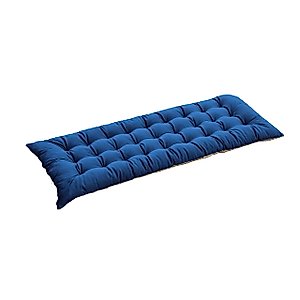 Jininworl Non Slip Velvet Bench Cushion, Durable Thick Pearl Cotton Outdoor/Indoor Bench Seat Pads 70.8 L X 20.8 W, Blue