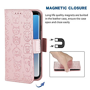 FDCWTSH Compatible with LG V20 Wallet Case Wrist Strap Lanyard Leather Flip Card Holder Stand Cell Accessories Folio Purse Credit ID Slot Magnetic Phone Cover for LGV20 LG20 V 20 Women Men Rose Gold
