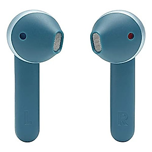 JBL - Tune 225TWS - True Wireless Bluetooth Earbuds - Blue - JBLT225TWSBLUAM (Renewed)